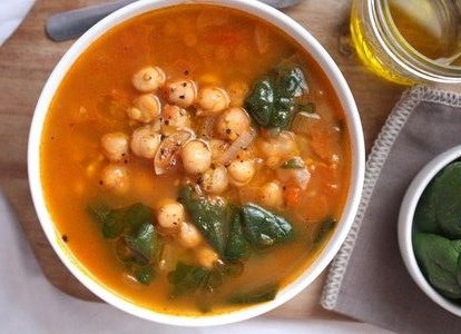 Spicy Chick Pea Soup – Simply Splendid Food